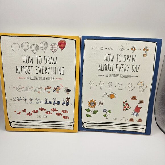 Other | 2 Books On Drawing How To Draw Almost Everything How To Draw ...